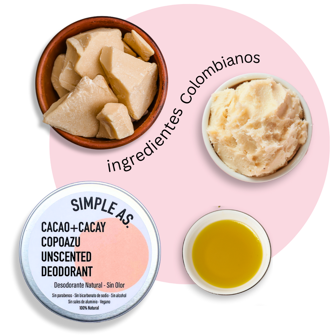 Desodorante Natural - Con Cacao y Árbol de Té – Simple As.